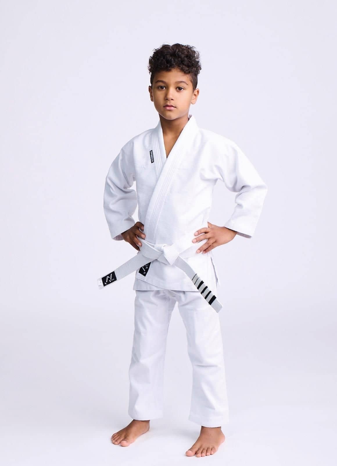Vaikiška BJJ kimono "Ippon gear rookie" - balta